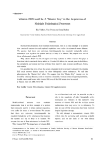 Vitamin B12 Could be A "Master Key# in the Regulation of Multiple ...